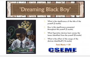 Dreaming Black Boy by James Berry – Analysis and Questions