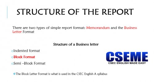 Report Writing Overview