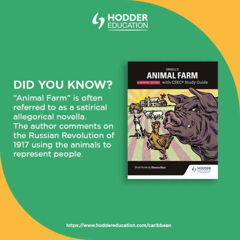 Orwell’s Animal Farm An Illustrated Edition with CSEC Study Guide Meeting